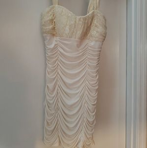 Pompous Girly | Dresses | Beautiful White Mini Dress With Lace And ...